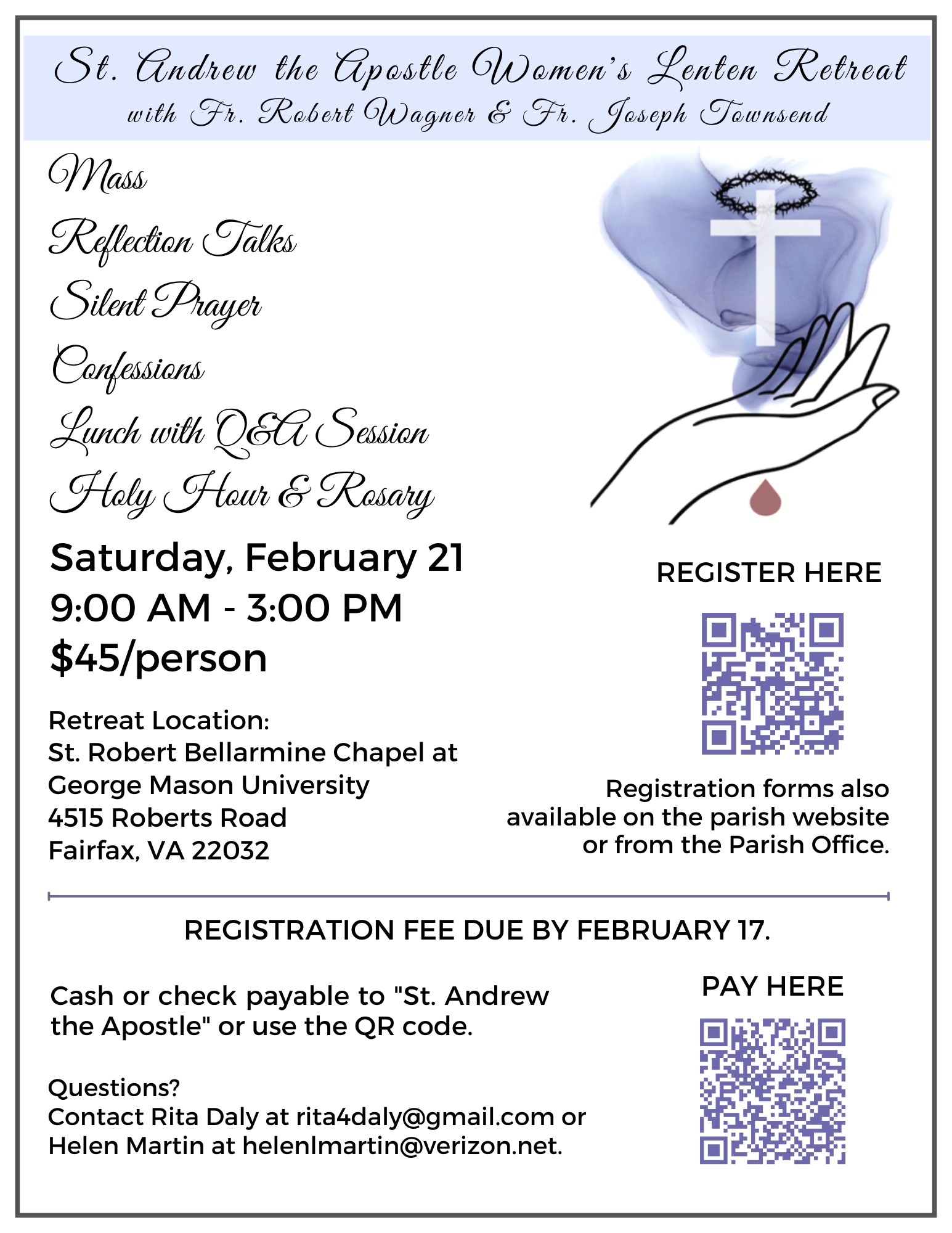 Lent/Easter 2026 - St. Andrew the Apostle Catholic Church - Clifton, VA