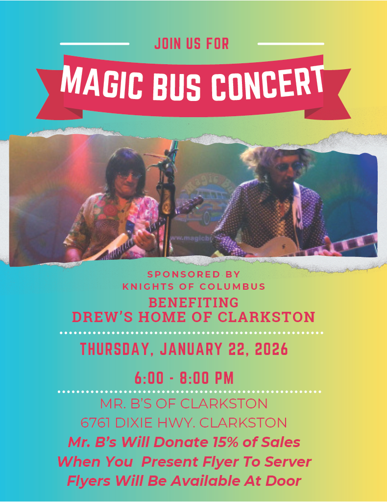 Magic Bus Concert - St. Daniel Parish - Clarkston, MI