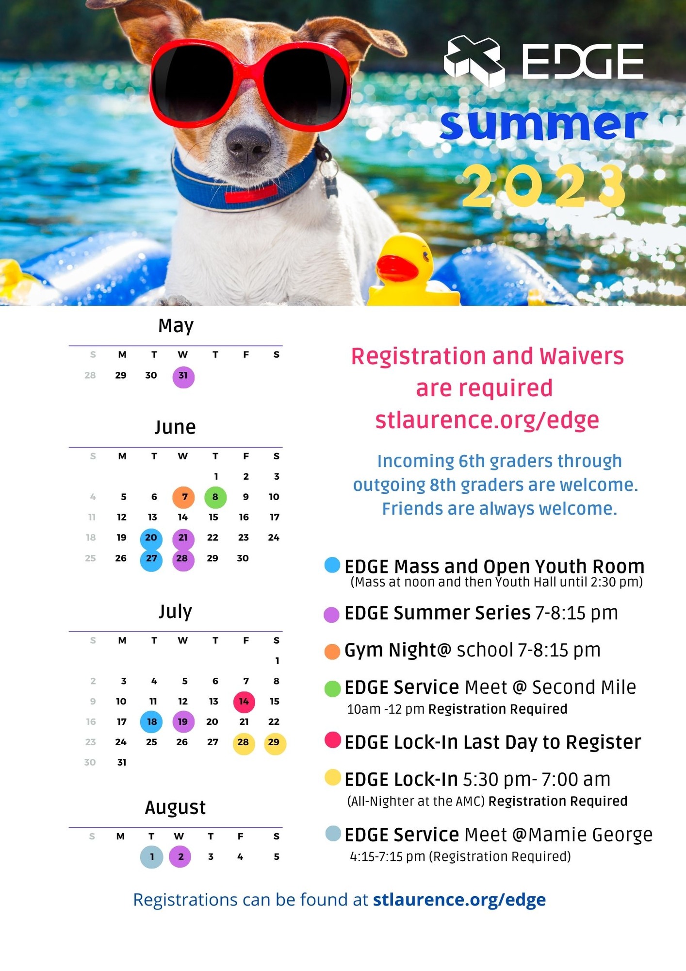 Edge Middle School-Grades 6-8 | St Laurence Catholic Church | Sugar ...