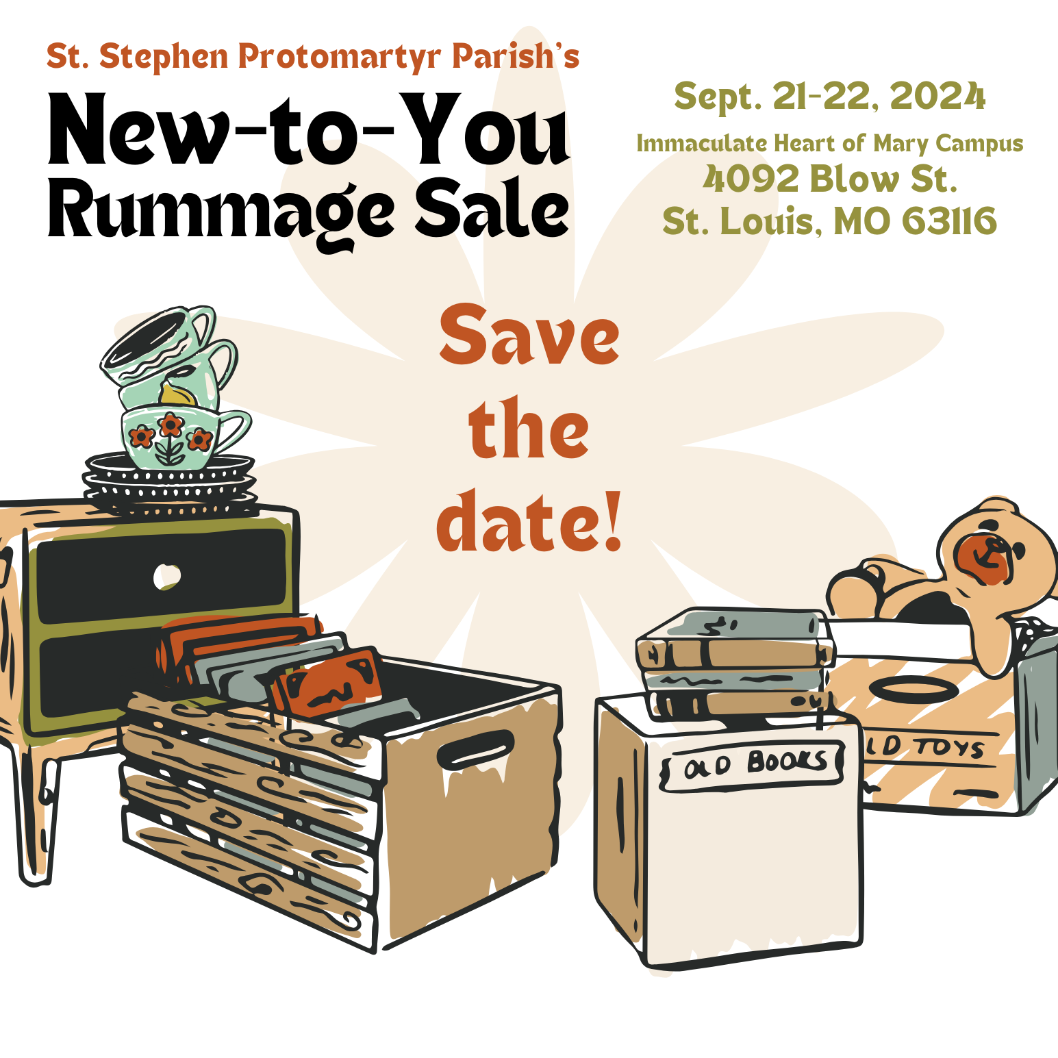 New-to-You Rummage Sale | St. Stephen Protomartyr Parish | St. Louis, MO