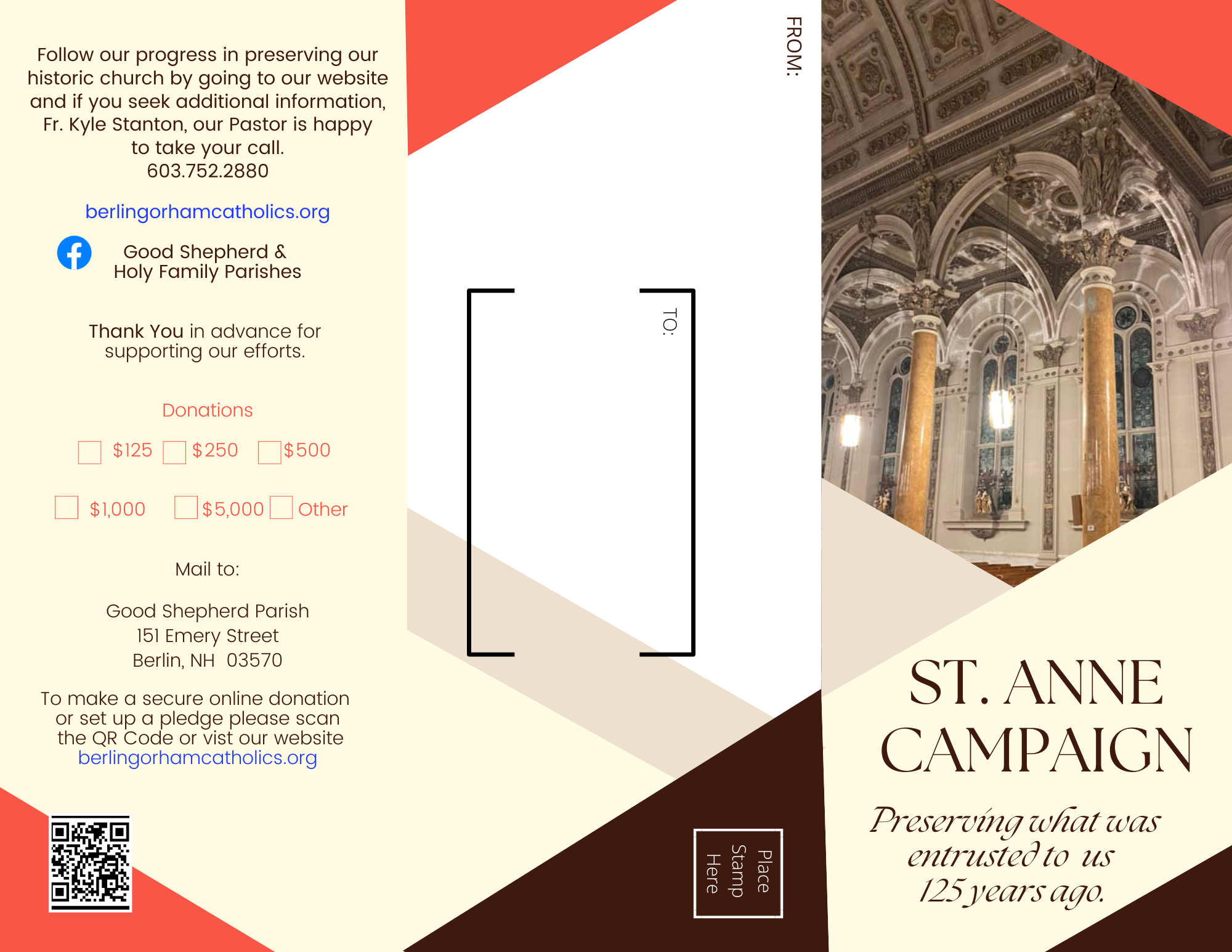 Brochure | Good Shepherd & Holy Family Parishes | Berlin & Gorham, NH