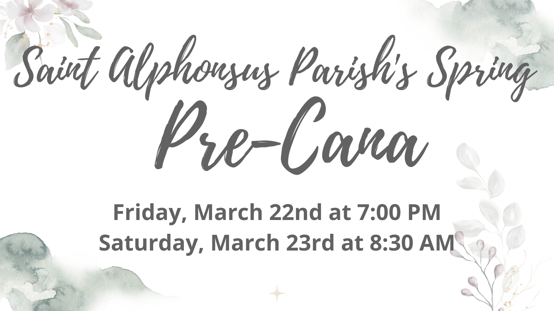 Pre-Cana | Saint Alphonsus Parish | Maple Glen, PA