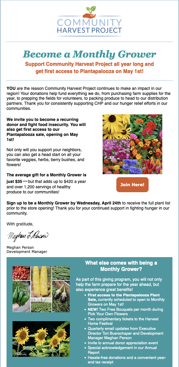 Community Harvest Project - Our Lady of Hope Parish - Grafton Catholic ...