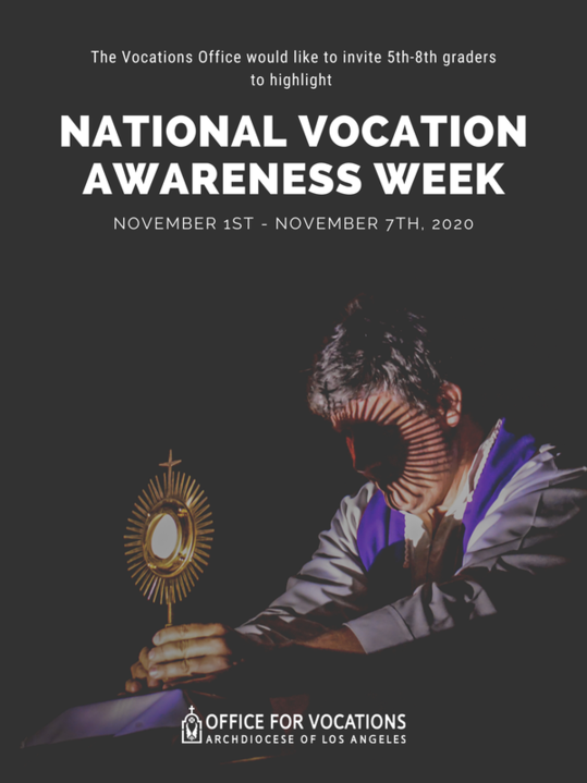 National Vocation Awareness Week 2022 - LA Vocations - Los Angeles, CA