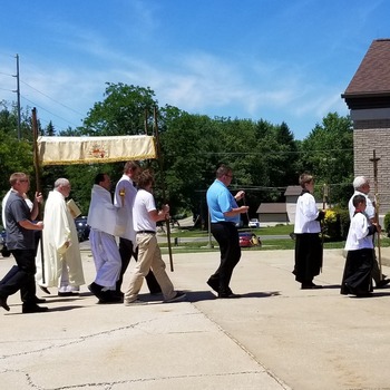 Eucharistic Procession - Nativity of the Lord Jesus - Akron, OH