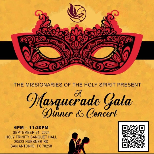 A Masquerade Gala - Dinner & Concert - Missionaries of the Holy Spirit ...