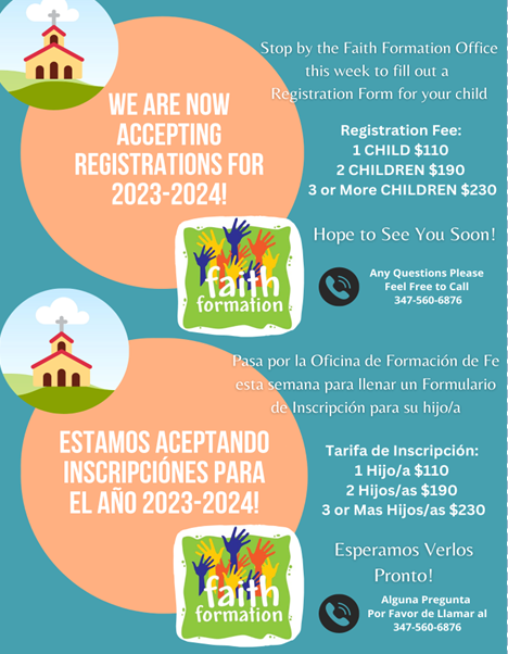 Basilica of Regina Pacis | 2023-2024 Registrations are now open