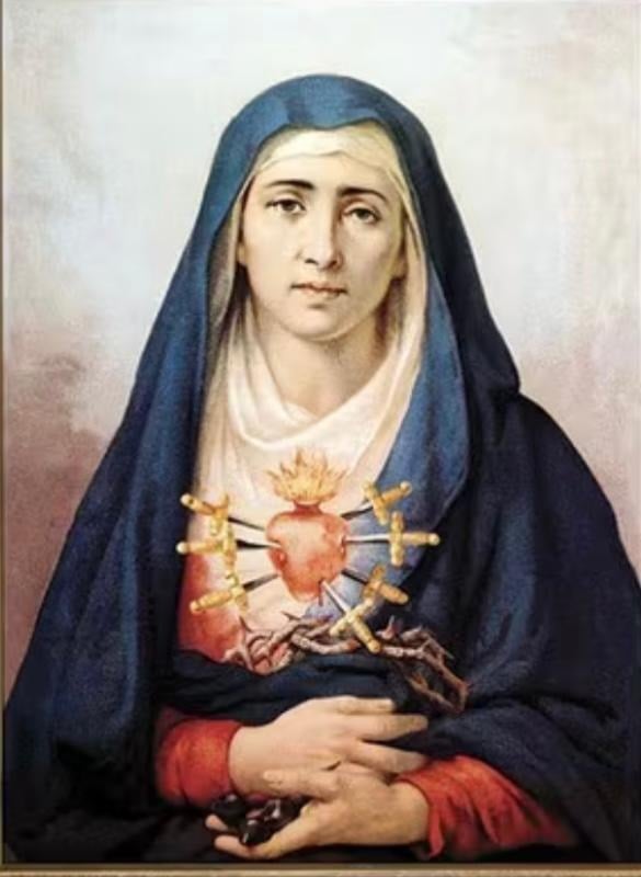 The Seven Dolors (Sorrows) of the Blessed Virgin Mary | Saint Mary the ...