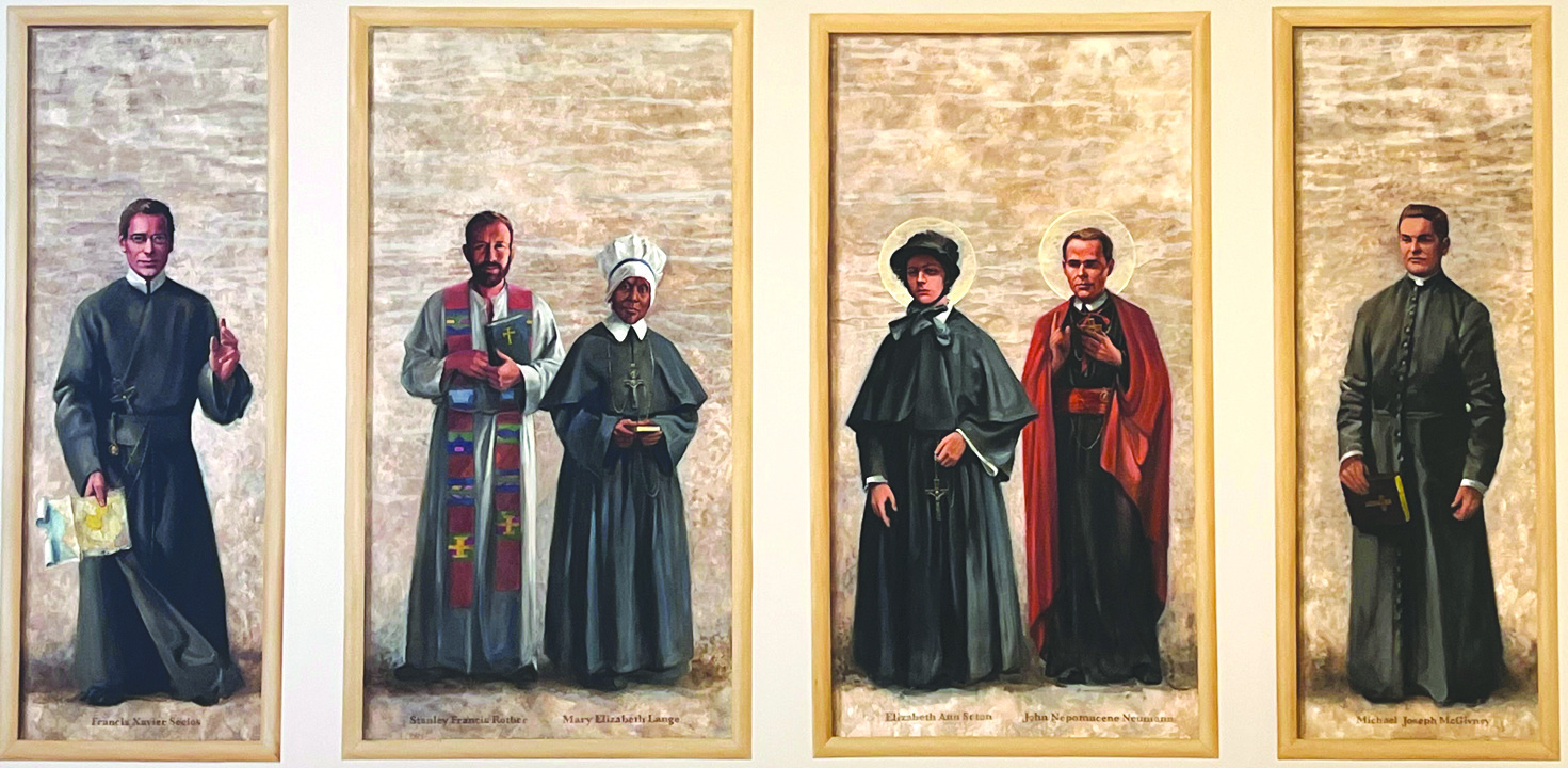 Saints and Blesseds Mural - St. Joseph Parish - Cockeysville, MD