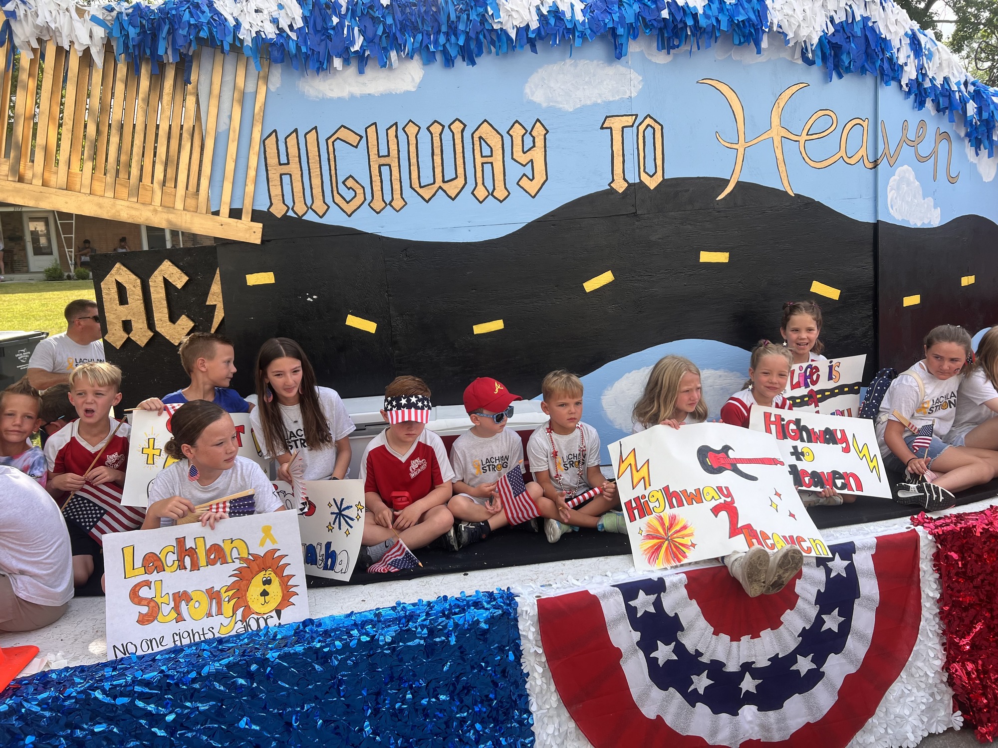 St Agatha 4th of July Float - St. Agatha School - Columbus, OH