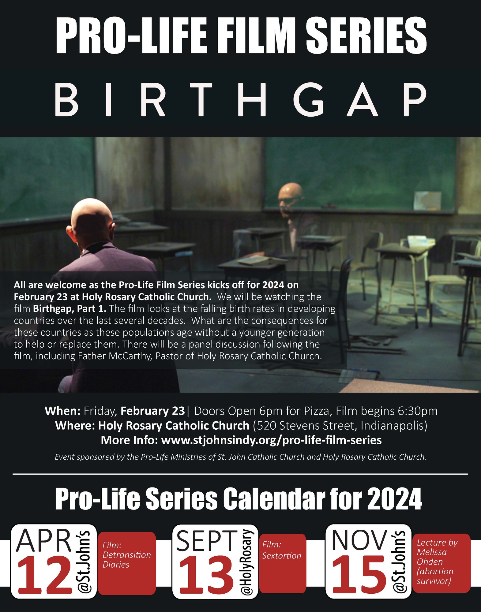 Pro-Life Ministry - Holy Rosary Catholic Church - Indianapolis, IN