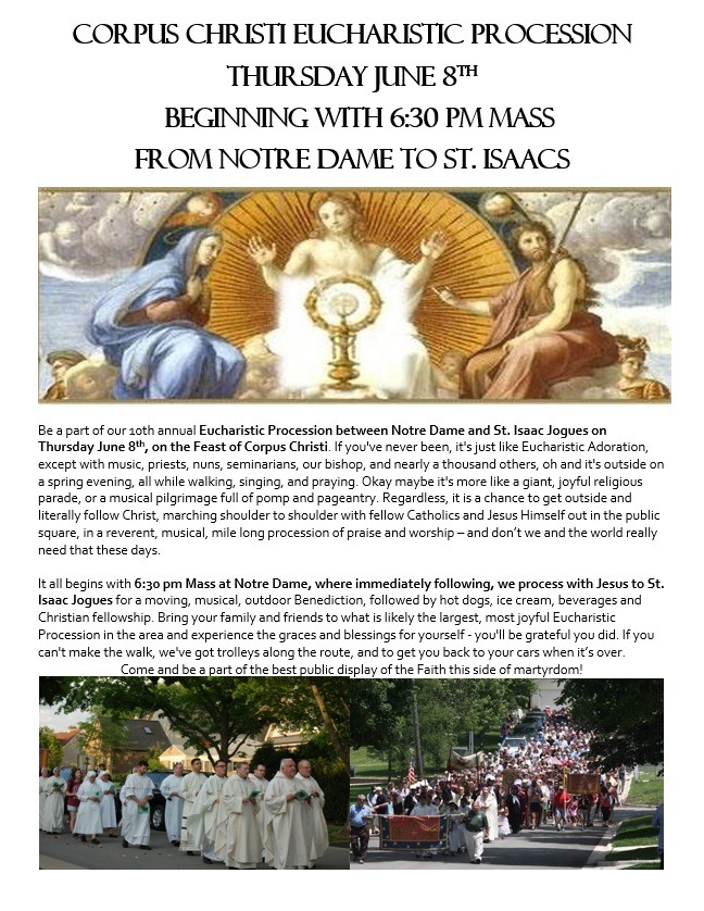 Corpus Christi - St. Isaac Jogues Catholic Parish - Hinsdale, IL
