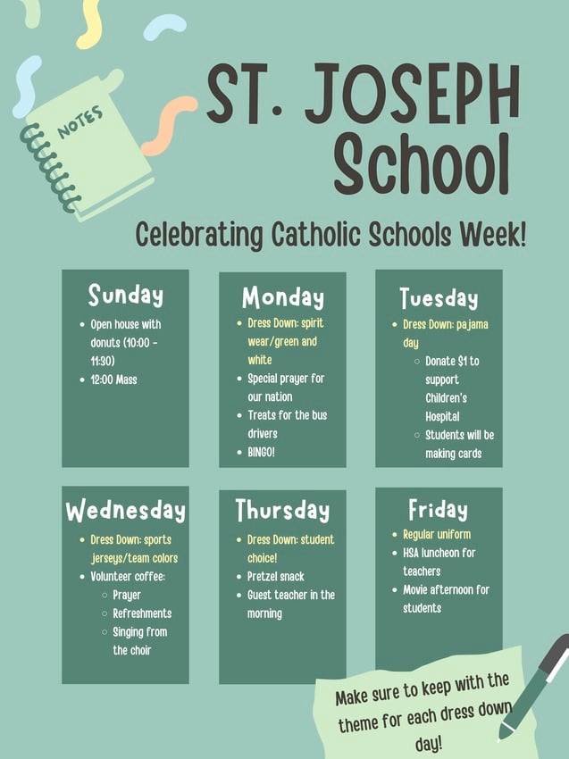 Catholic Schools Week - St. Joseph School - Downingtown, PA