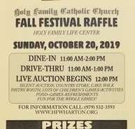 Holy Family Fall Festival Raffle Tickets | Holy Family Catholic Church ...