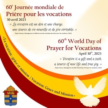 60e Journée mondiale de prière pour les vocations - 30 avril 2023 - Diocèse de Bathurst - Bathurst