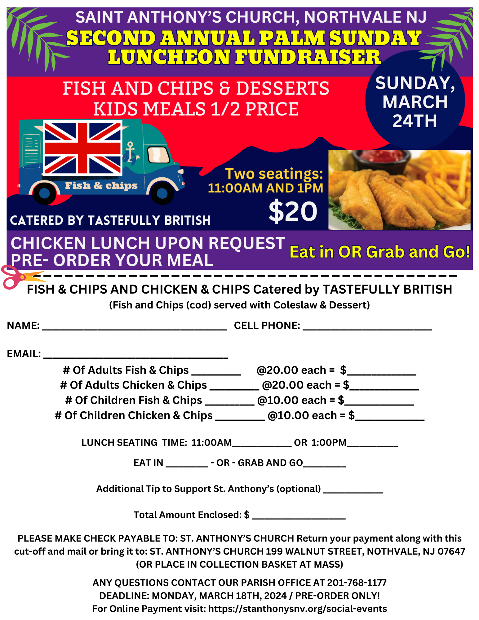 Social Events - Saint Anthony Roman Catholic Church - Northvale, NJ