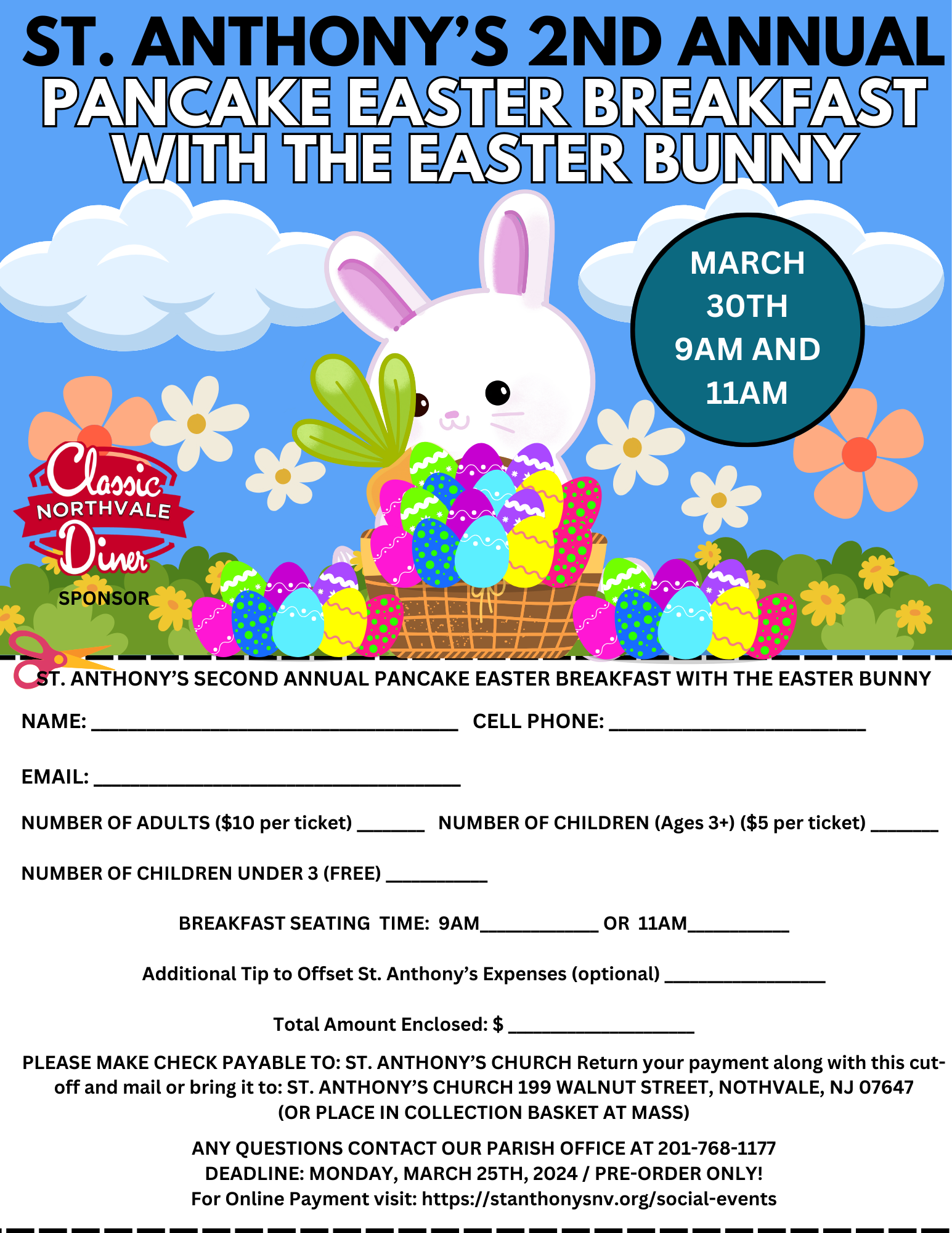 Social Events - Saint Anthony Roman Catholic Church - Northvale, NJ