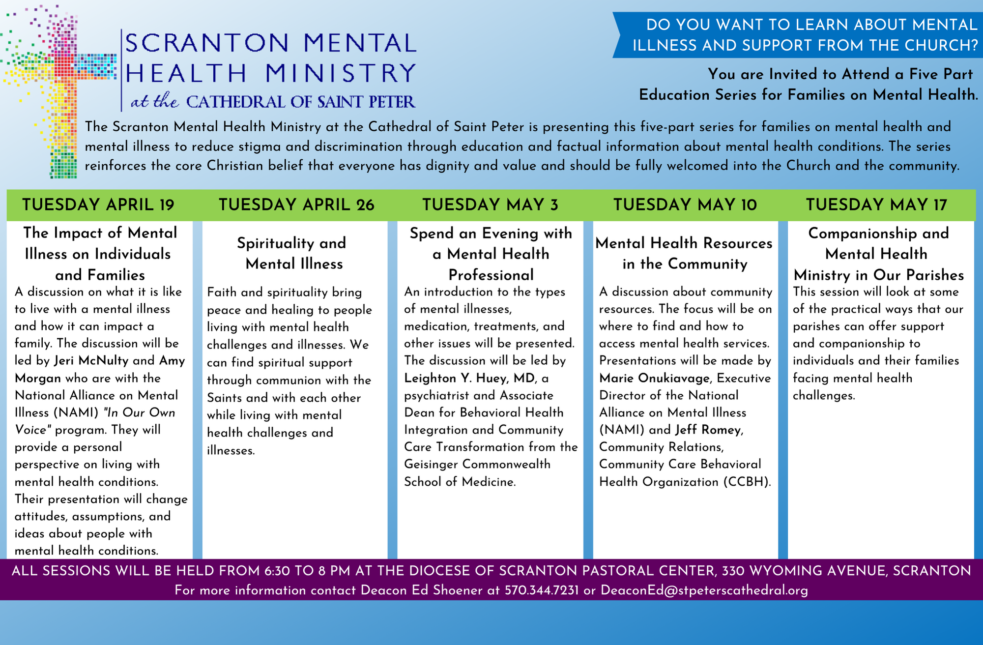 Association of Catholic Mental Health Ministers | Start a Parish Ministry