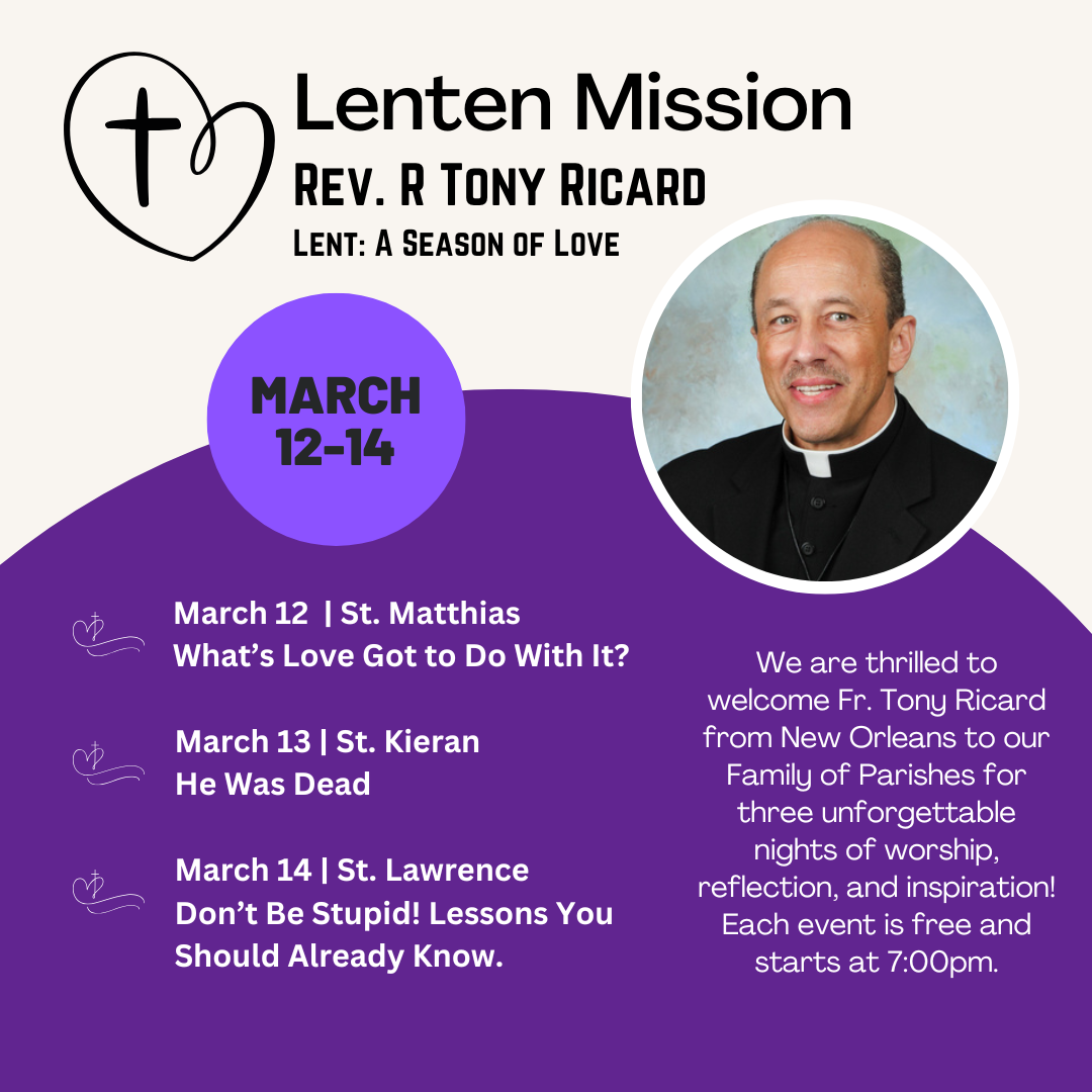 Upcoming Events | St. Kieran Catholic Church | Shelby Township, MI