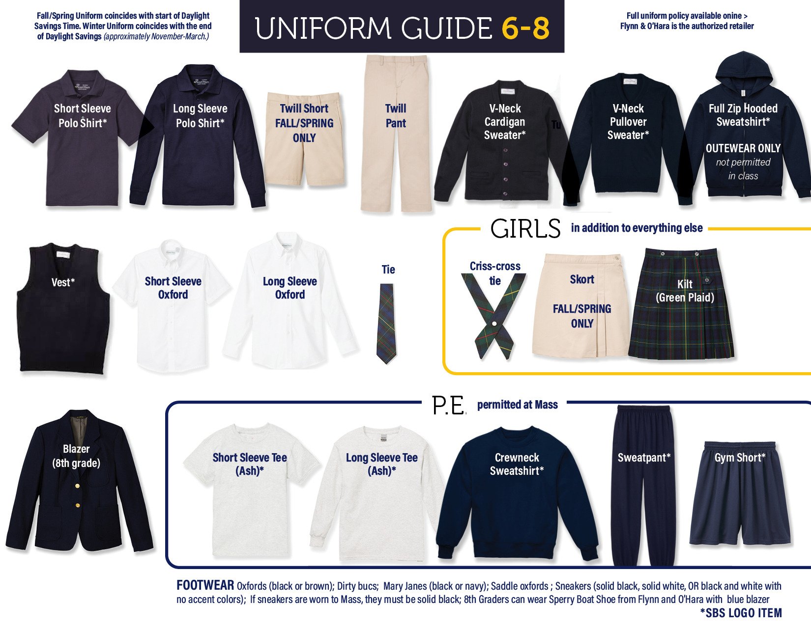 Uniform Policy - Saint Bernadette Catholic School PreK-8 - Silver ...