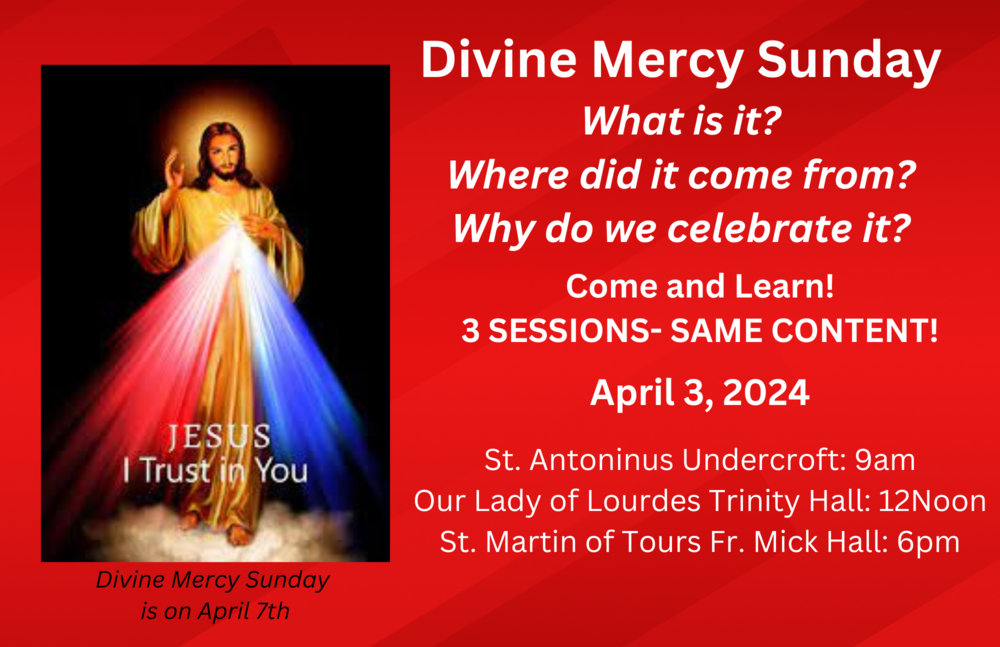 Learn about this incredible grace - what is Divine Mercy Sunday? - St ...