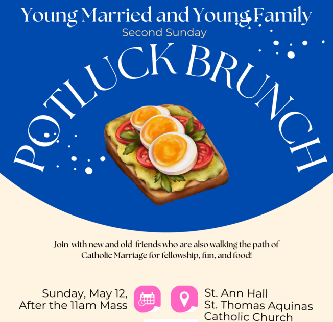 YOUNG MARRIED POTLUCK - St. Thomas Aquinas Catholic Church - Dallas, TX
