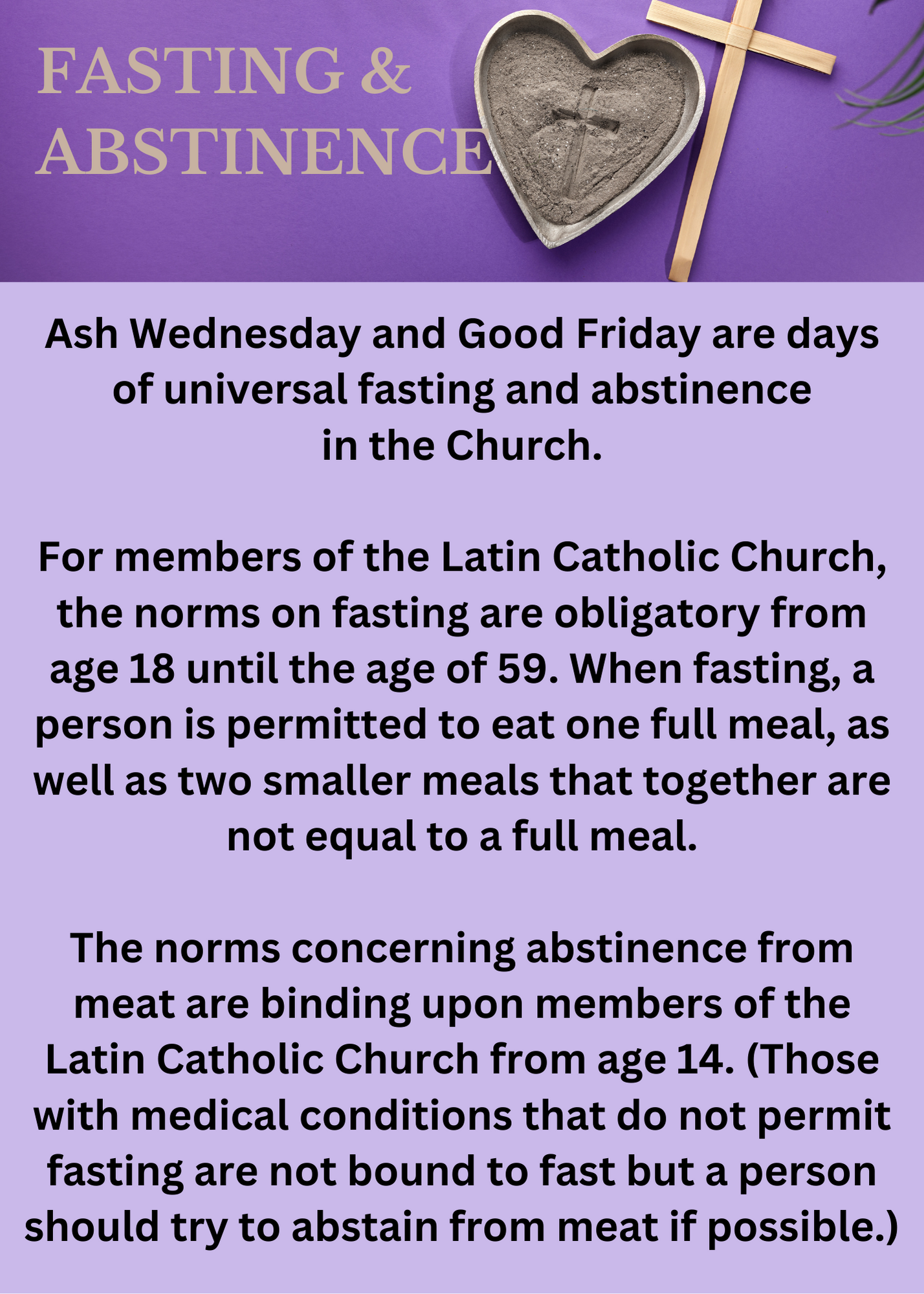 Lent - Saint Albert the Great/Saint Francis Xavier Collaborative ...