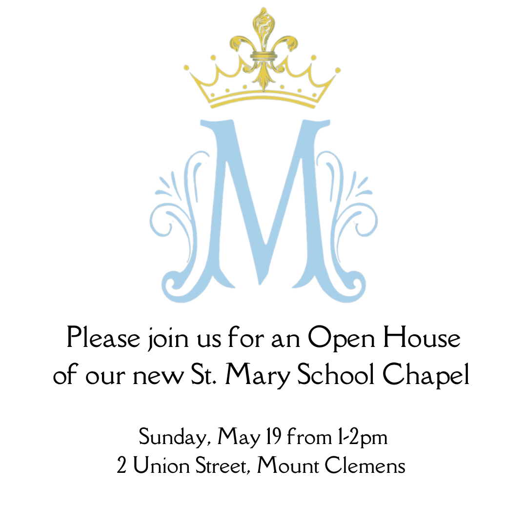 Parish Events - Saint Peter Parish - Mount Clemens, MI