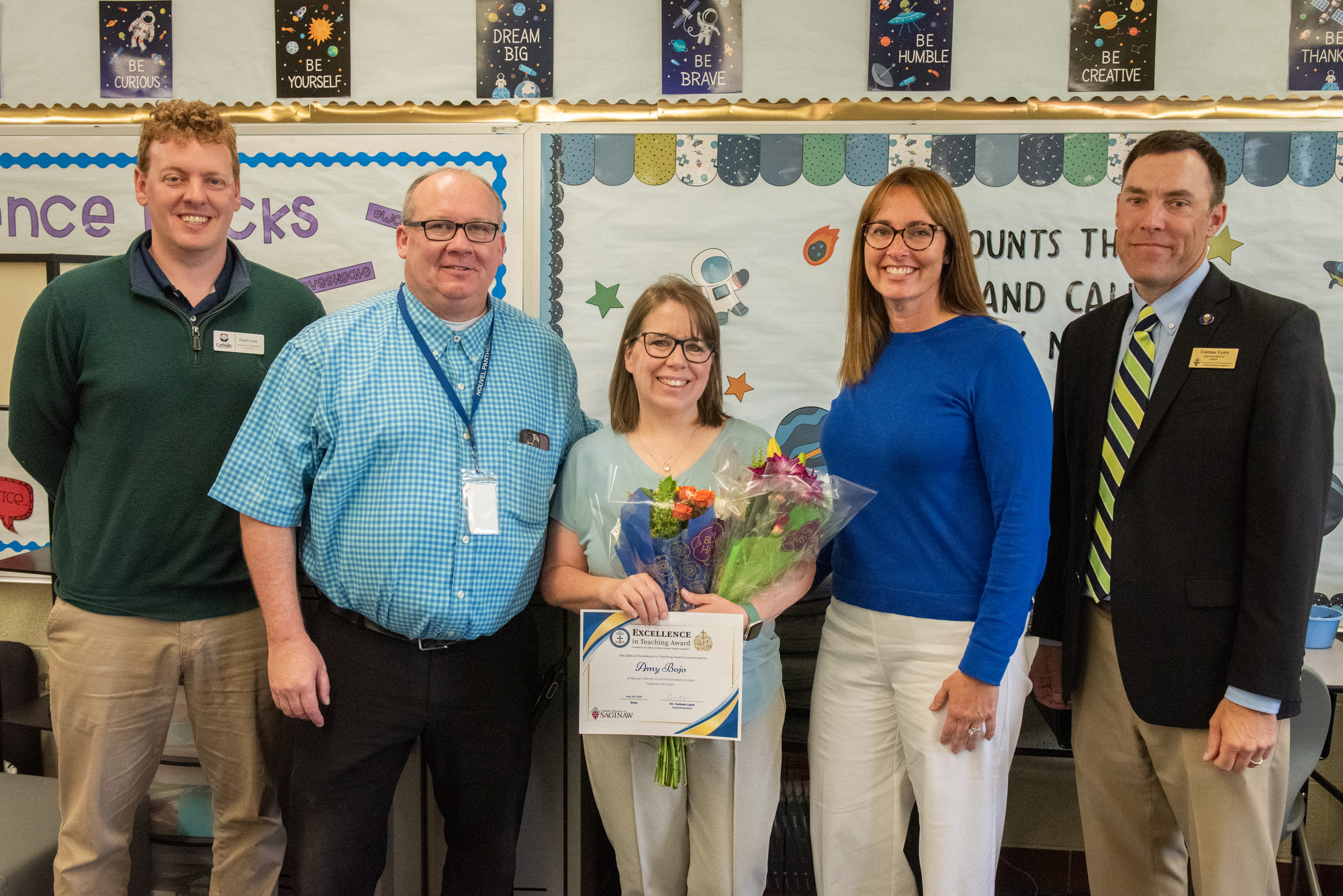 Amy Bojo announced as Excellence in Teaching Award Recipient at ...