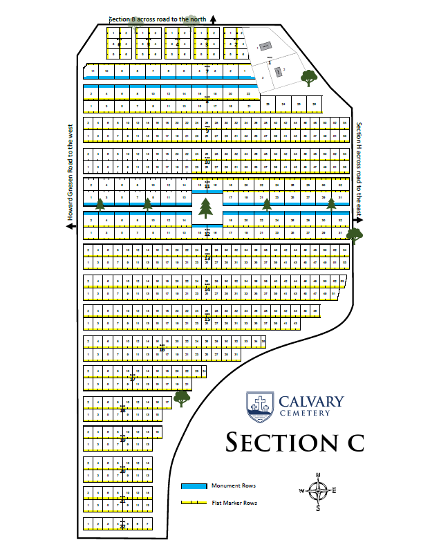 Cemetery Maps - Calvary Cemetery - Duluth, MN
