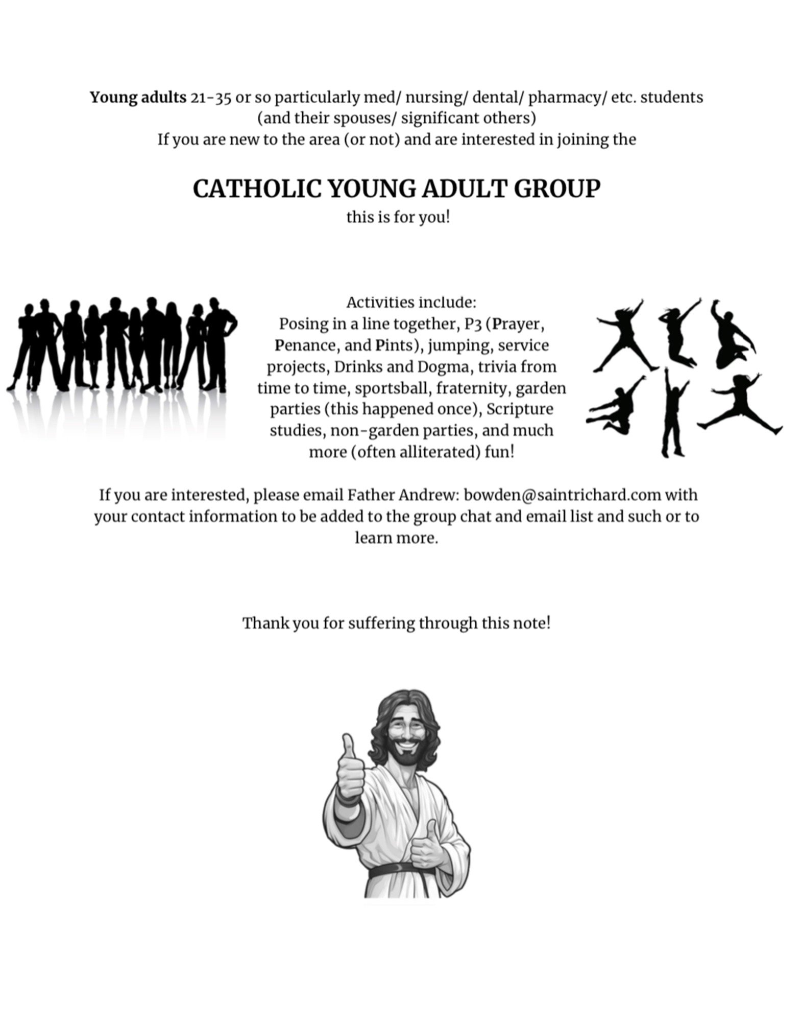 Catholic Young Adults | Saint Richard Catholic Church | Jackson, MS