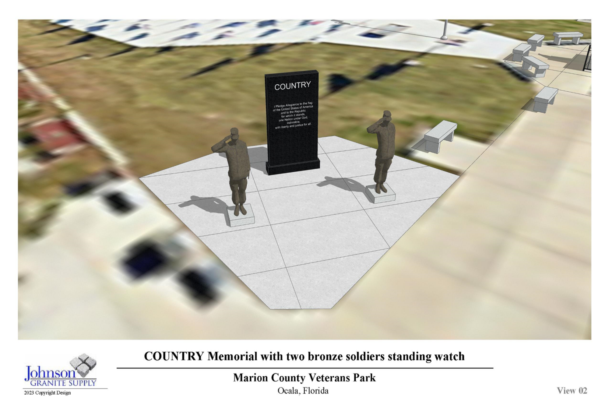 Country Monument | Friends of the Marion County Veterans Park | Ocala, FL