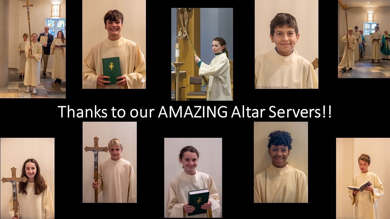 Altar Servers - St. Andrew Catholic Church - APEX, NC