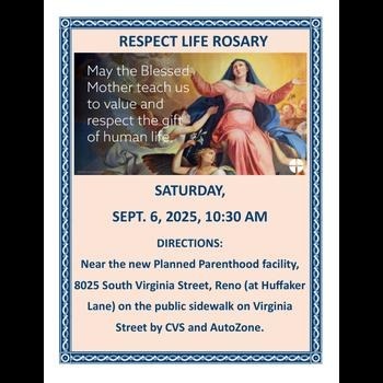 First Saturday Rosary - Diocese of Reno - NV