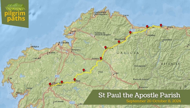 Pilgrimage Camino de Santiago - St. Paul the Apostle Parish - Bangor, ME