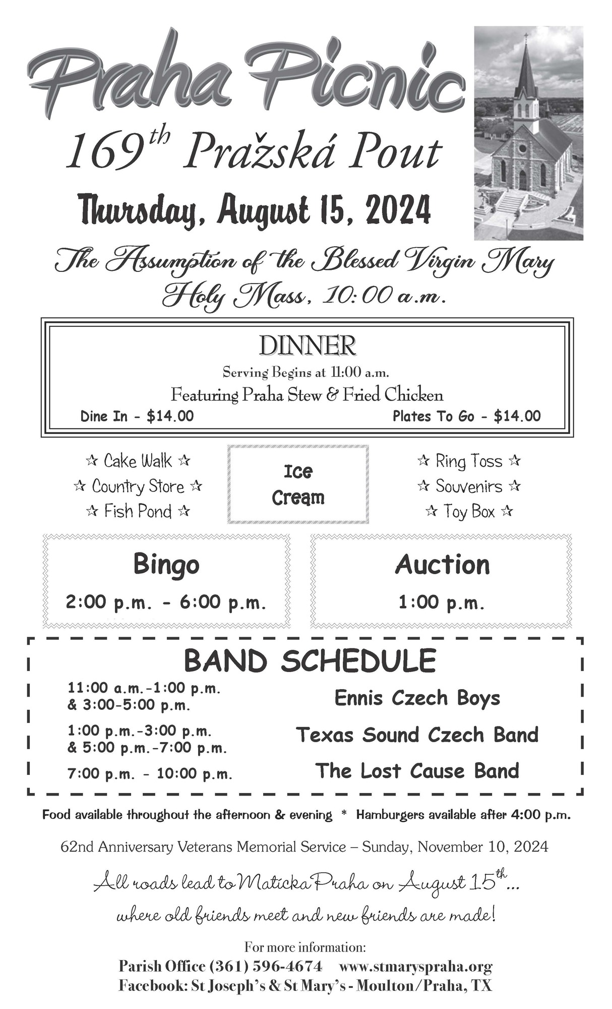 Assumption of the Blessed Virgin Mary - Praha, TX