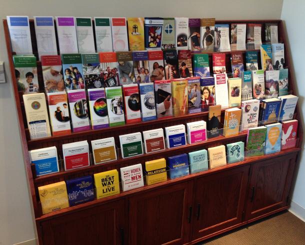 Sts. Joachim and Ann Catholic Church - Pamphlet Rack - St. Charles, MO