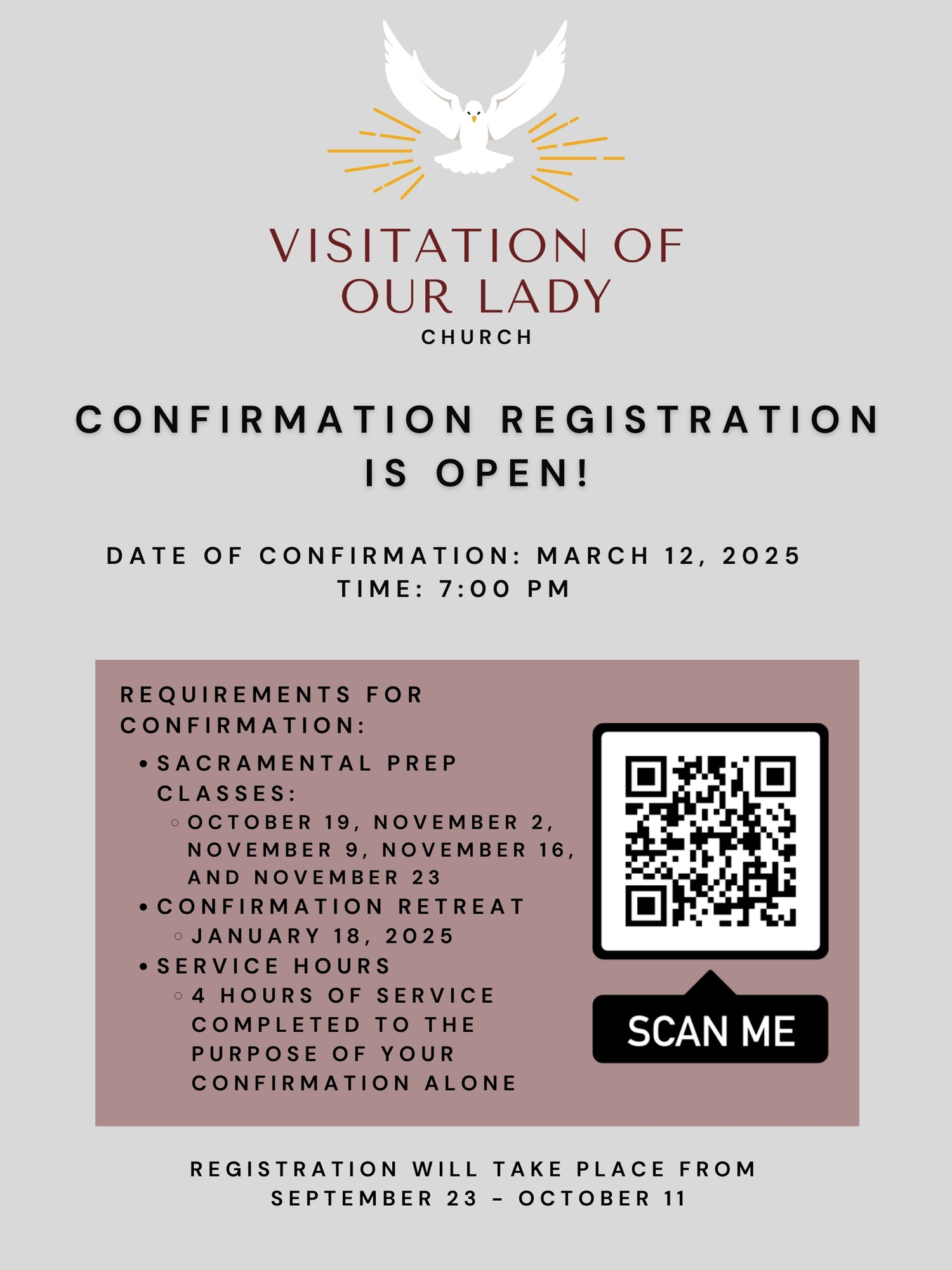 Visitation of Our Lady Catholic Church/Confirmation/Marrero, LA