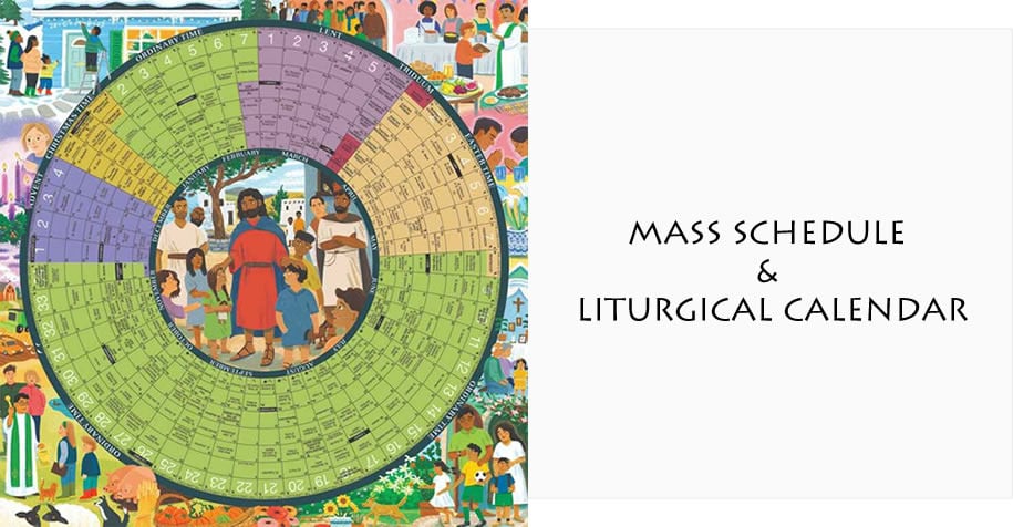 Mass Schedule & Liturgical Calendar :: St. Columba Catholic Church ...