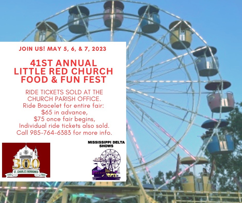 Little Red Church Food & Fun Festival - St. Charles Borromeo Catholic ...