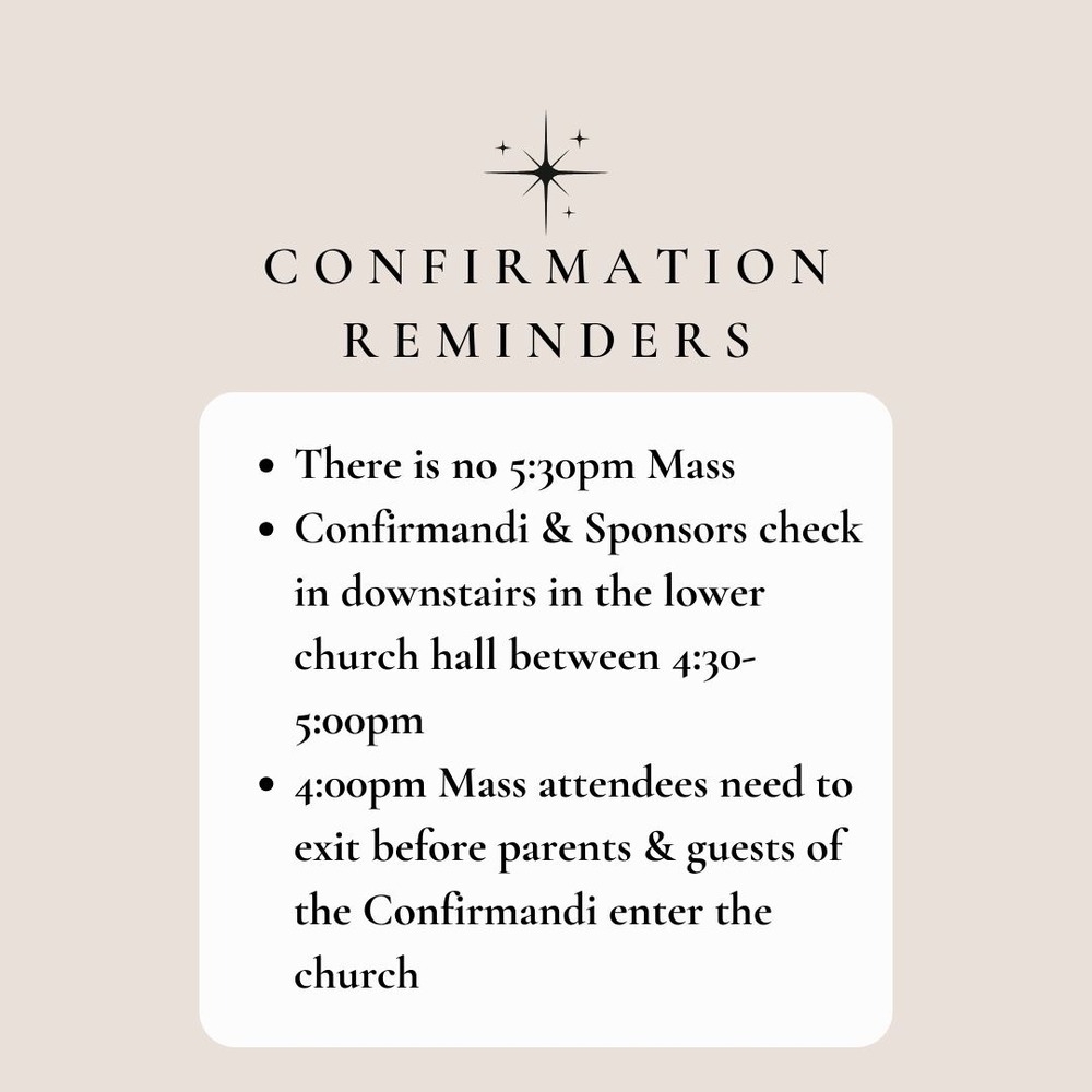 Confirmation 2024 - Saint Albert the Great Catholic School - North ...